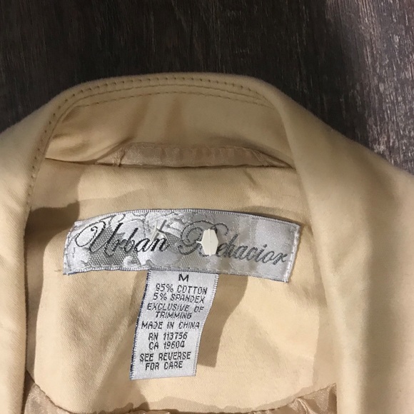 Urban Behavior | Jackets & Coats | Tan Jacket | Poshmark